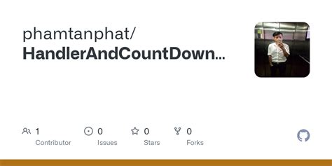 GitHub Phamtanphat HandlerAndCountDownTimer
