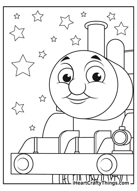 Thomas The Train Coloring Page Free Printable