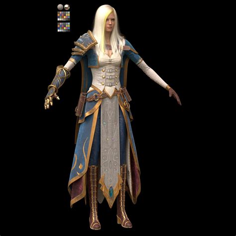 Jaina Proudmoore The Daughter Of The Sea Zbrushcentral
