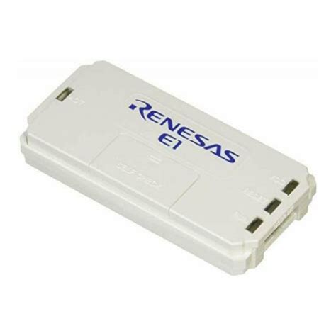 Renesas E1 User Manual Pdf Download Manualslib