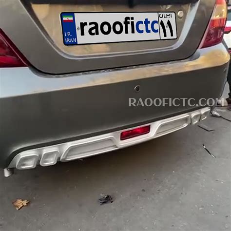 دیفیوزر عقب دنا طرح اپتیمایی Raoofictc لوازم اسپرت خودرو