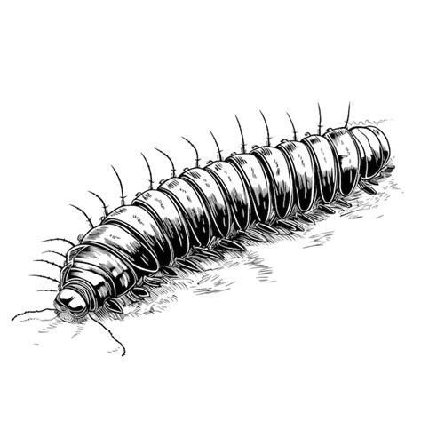 Premium Vector Hand Drawn Sketch Centipede Illustration