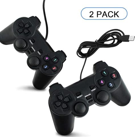 High Speed Pc Vibration Joypad Usb Wired Joystick Double Shock Game