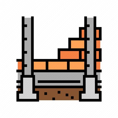 Columns Building Structure House Advertisement Marketing Icon