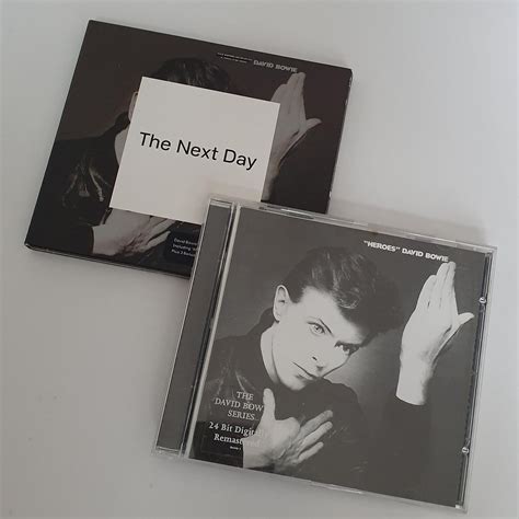 David Bowie Cd Albums The Next Day And Heroes Good Depop