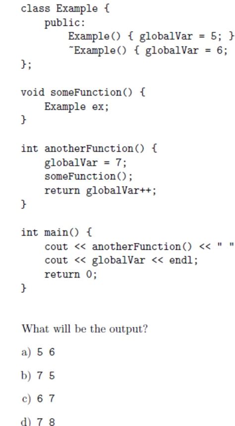 Class Example Public Example GlobalVar 5 StudyX