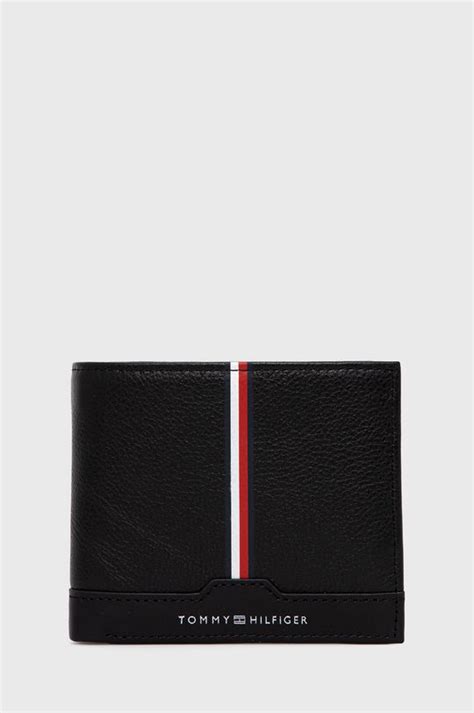 Кошелек Tommy Hilfiger мужской цвет чёрный | ANSWEAR.ua