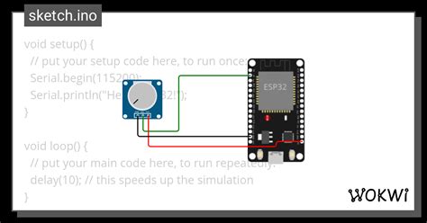 Lectura Analog Wokwi ESP32 STM32 Arduino Simulator
