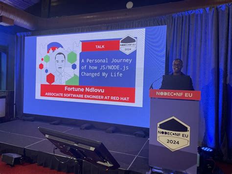 Fortune Ndlovu On Linkedin Nodeconf Nodejs Nodeconf Networking