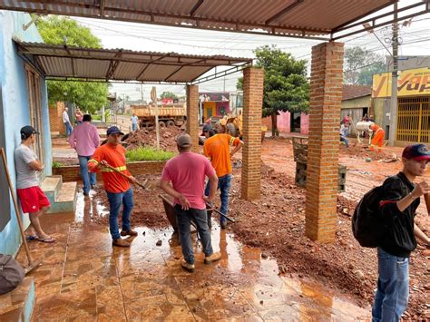 Fotos Secretaria De Obras E Defesa Civil Iniciam Trabalhos De