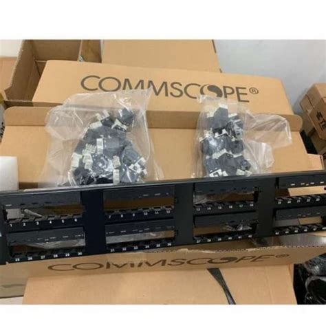 Promo New Patch Panel Cat6 48 Port Modullar Cat6 Commscope Cat6 Baru Diskon 7 Di Seller