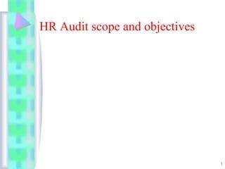 Hr Audit Scope And Objective PPT