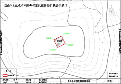 岱山县X波段相控阵天气雷达建设项目用地预审与选址意见书批前公示