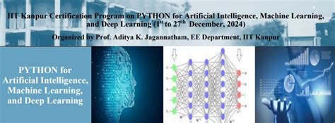 Iit Kanpur Certification Program On Python For Ai Ml And Deep Learning Dl