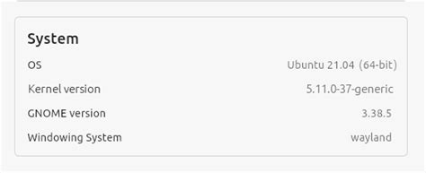 Add Kernel Version To Info Page Issue Ubuntu Flutter Community
