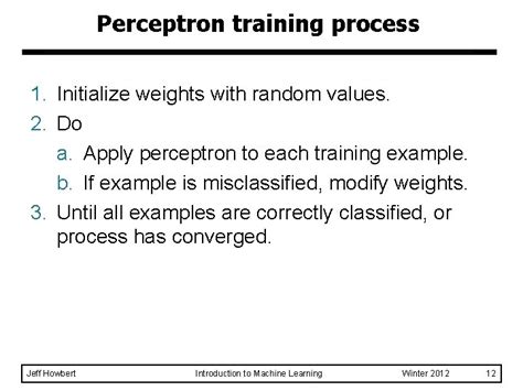 Classification Neural Networks 1 Jeff Howbert Introduction To