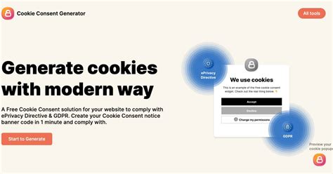 Gérer Gratuitement Le Consentement Des Visiteurs Avec Cookie Consent Generator En 3 étapes