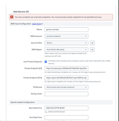 Error You Have Enabled Use Of Private Endpoints You Must Provide Private Endpoints For All