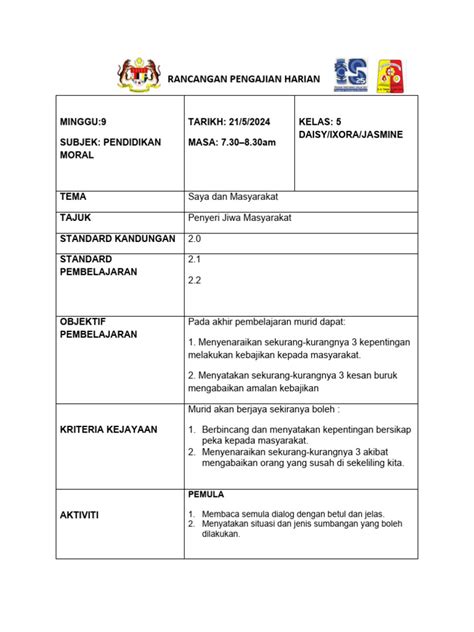 Rph Minggu 9 Izzat Harith Pdf