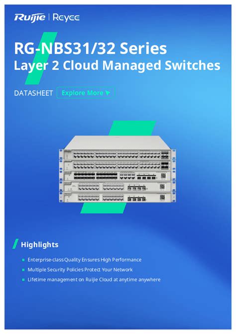Ruijie 24 Port Gigabit L2 Switch From Alltrade