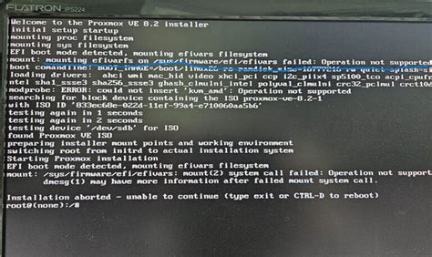 미니 Pc에 Proxmox 설치 중 Efivarfs Filesystem Mount Failed 원인 Taehos Life Blog