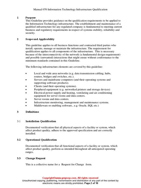 Manual 070 Information Technology Infrastructure Qualification Pdf