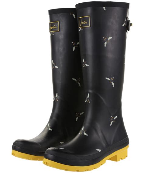 Womens Joules Printed Wellington Boots