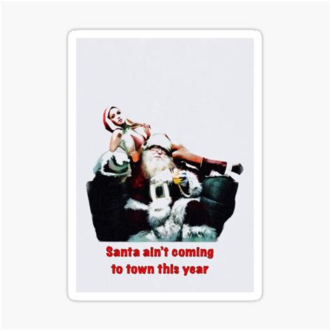 Santa Christmas Meme Sticker For Sale By Boztik Designs Redbubble
