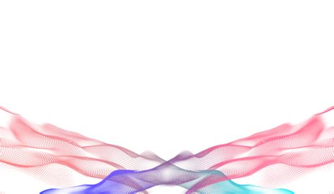 D Abstract Digital Technology Multicolored Light Particles Wave Png