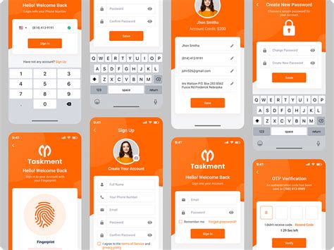 Login Register Flow Mobile App By Saiful Islam On Dribbble