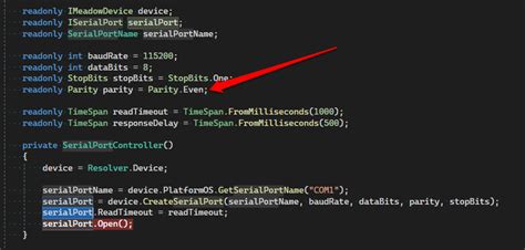 device createserialport does not set parity correctly · issue 424