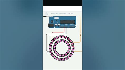 Neopixel Led Patterns Using Arduino Arduinoproject Electronic Shortsfeed Tinkercad Simhub