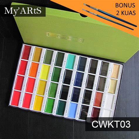 Jual Kuretake Gansai Tambi 36 Warna Set Watercolor Zig Cat Air Watercolours Japan Shopee Indonesia