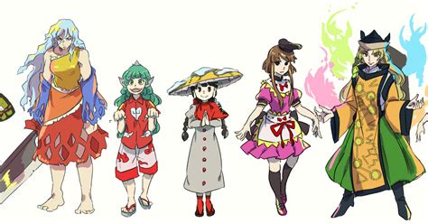 東方 天空璋キャラまとめ＋らくがき ゆたろうのイラスト Pixiv