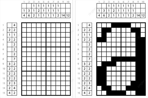 Alphabet A Lowercase Nonogram Pixel Art Picross Font Count Png And