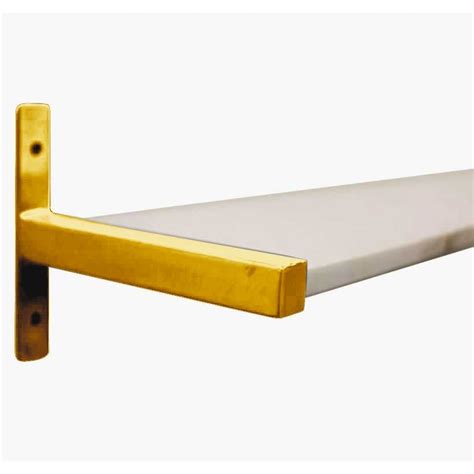Marble Shelf White Or Black Gold Brackets Smithers Uk Uk Us