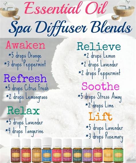 Spa Blends For Diffuser Melaleuca Essential Oil Essential Oil Diffuser