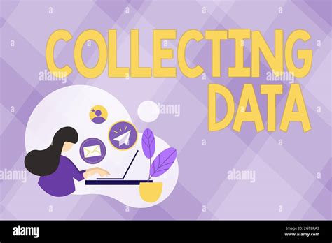 Text Caption Presenting Collecting Data Business Approach Gathering And Measuring Information