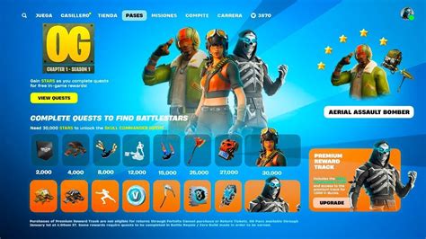 FILTRADO Pase de batalla FORTNITE OG Todas las skins armas y MÁS