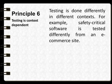 Testing Principles Pptx Technology And Computing