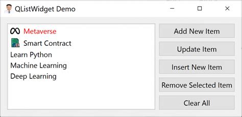 Bài 17 Qlistwidget Part 1 Basic Widgets Pyqt6 Trần Duy Thanh