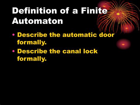 Ppt Finite Automata Definition And Examples Powerpoint Presentation