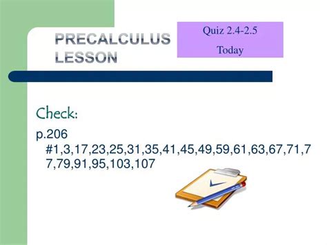 PPT Precalculus Lesson PowerPoint Presentation Free Download ID