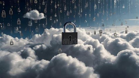 a digital fortress safeguarding sensitive data amidst a sea of