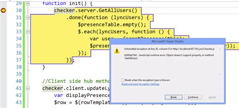 C Signalr Client Not Calling Server Function Stack Overflow