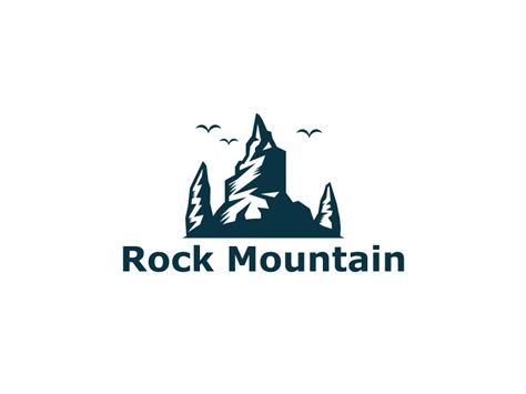 Rock Mountain Logo Template By Heavtryq On Dribbble