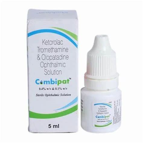 Combipat Ophthalmic Solution Packaging Type Box 5 Ml At Best Price
