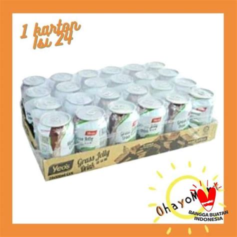 Jual Yeos Minuman Cincau Kaleng Yeos Grass Jelly Drink Kaleng 300ml X