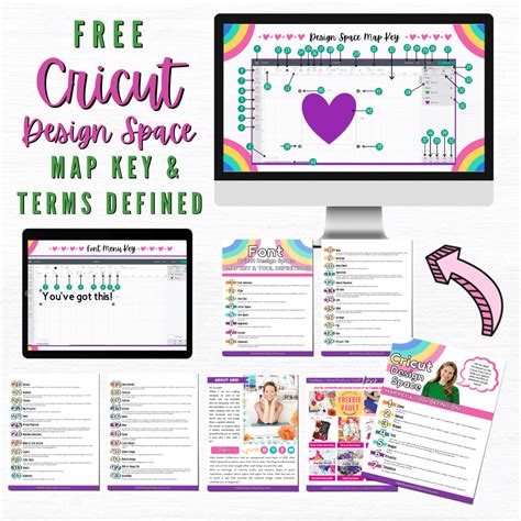 Free Cricut Design Space Help Tutorials For Beginners Printable Design Space Guide To Cricut