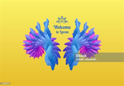 배너 카드 포스터 또는 웹 디자인을위한 장식 요소 동적 효과가있는 벡터 아트 그림입니다 3차원 형태에 대한 스톡 벡터 아트 및